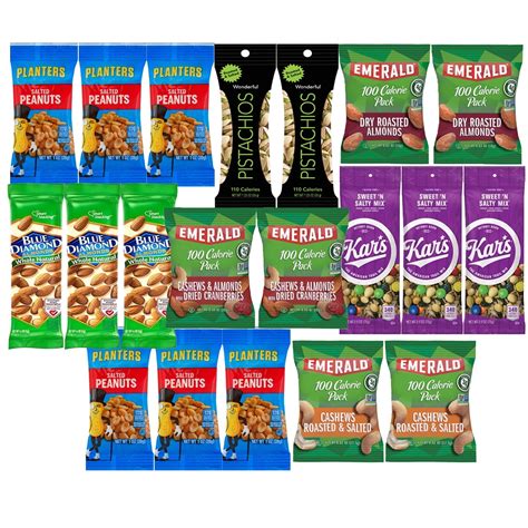 Nuts Snack Packs Mixed Nuts And Trail Mix Individual Packs Perfect