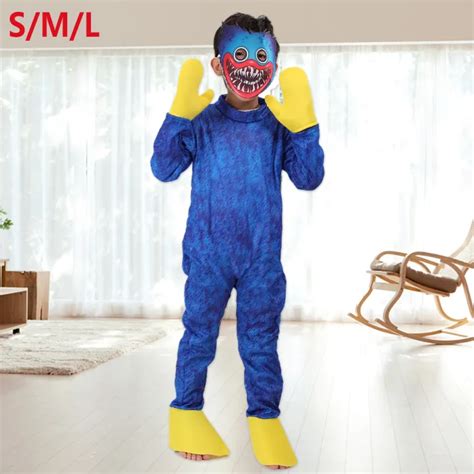 Cosplay Costume For Party Poppy Playtime Jumpsuit With Gloves And Mask