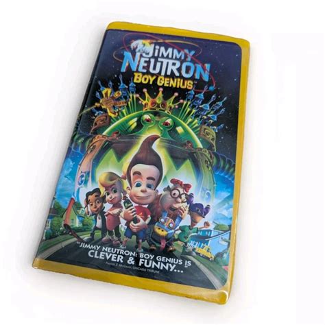 Jimmy Neutron Boy Genius Vhs 2002 Clam Shell £540 Picclick Uk