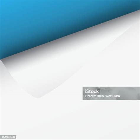 말린 모서리와 그림자가 있는 용지 페이지입니다 설계용 템플릿입니다 설정 벡터 일러스트레이션 0명에 대한 스톡 벡터 아트 및 기타 이미지 Istock