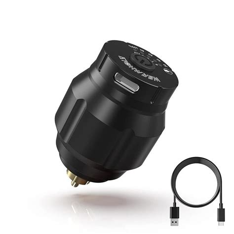 Wormhole 문신 기계 무선 문신 전원 무선 문신 펜 배터리 1050mah 전원 Rca 커넥터 충전식 Usb