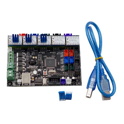 MKS-GEN L V1.0 Integrated Controller Mainboard + 5pcs TMC2208 Stepper ...