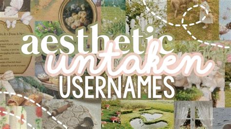Aesthetic Untaken Roblox Usernames YouTube