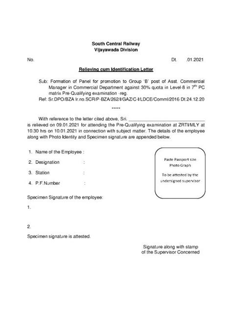 Letter Pdf 47679 Proforma Acm Exam Relieving Letter