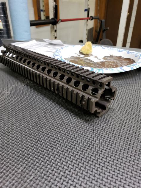 Chopped My Dd M4 Ris 2 Rail For My 12 5 Middy Project Touched Up