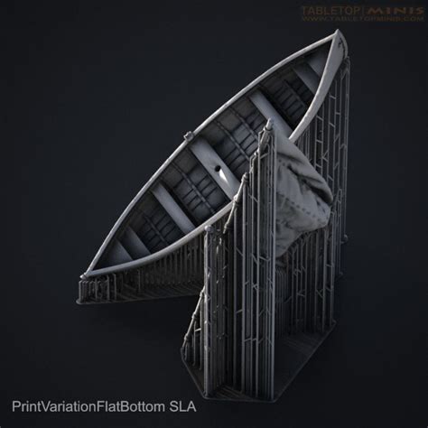 3D Printable Small Sail Boat By TableTopMinis