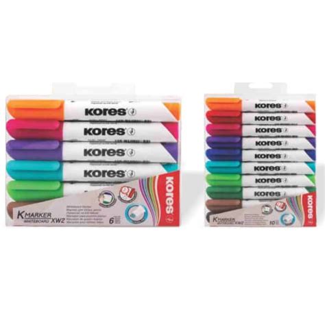 ماژیک وایت برد در 6 رنگ تحریر گستر