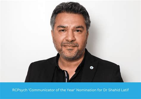 Communicator Of The Year Nomination For Dr Shahid Latif St Matthews Healthcare