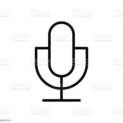 스탠드 아이콘에 마이크입니다 스튜디오 팟캐스트 및 사운드 녹음 장비 고전 양식에 대한 스톡 벡터 아트 및 기타 이미지 고전 양식 공연 노래방기계 Istock