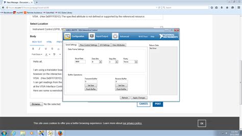 Visa Hex 0xbfff001d The Specified Attribute Is Not Defined Or
