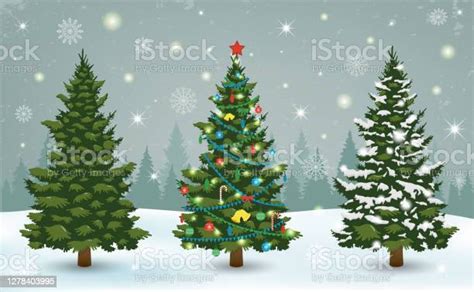 장식과 선물 상자크리스마스 트리 휴일 배경 메리 크리스마스와 새해 복 많은 새해 벡터 크리스마스 트리에 대한 스톡 벡터 아트 및