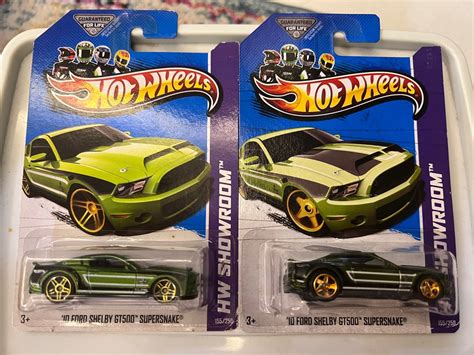 Hotwheels Super Treasure Hunt STH Lot 10 Ford Shelby GT500 Supersnake