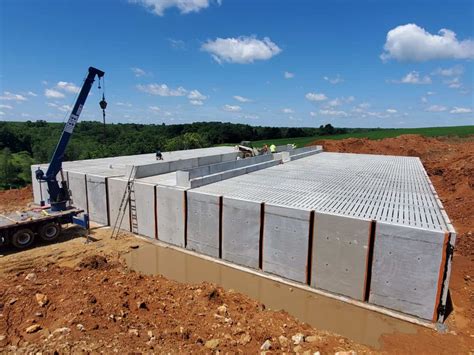 Hillsboro Slatted Floor Manure Storage System Profile Wieser Concrete