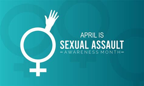 Premium Vector Sexual Assault Awareness Month Sexual Card Poster