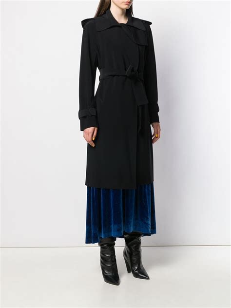 Norma Kamali Double Breasted Trench Balardi