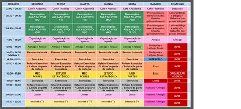 Cronograma De Estudos Enem Estudo Cronograma Vestibular Hot Sex Picture