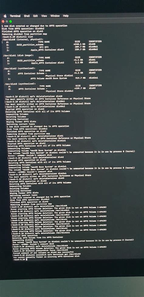Terminal Cannot Erase Internal SSD You Cannot Manually Format An
