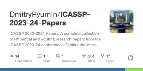 ICASSP 2023 24 Papers Sections 2024 Main MLSP P1 Md At Main
