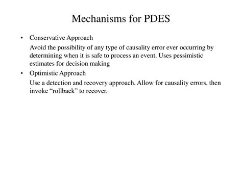 Ppt Parallel Discrete Event Simulation Powerpoint Presentation Free
