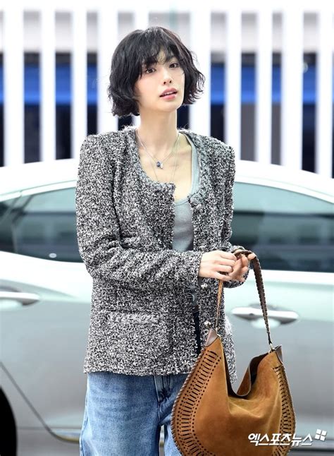 단발병 유발 나나 걸어 다니는 패션 화보 네이트 연예