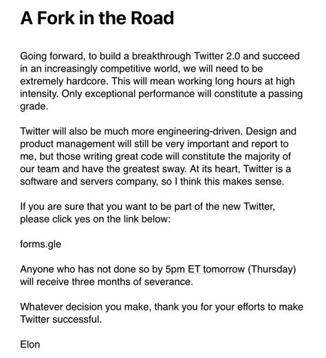 Condoleances To Twitter Pms Elons Letter R Productmanagement