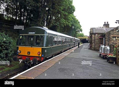 Class 101 DMU M51189 Standing At Ingrow West Station On Keighley
