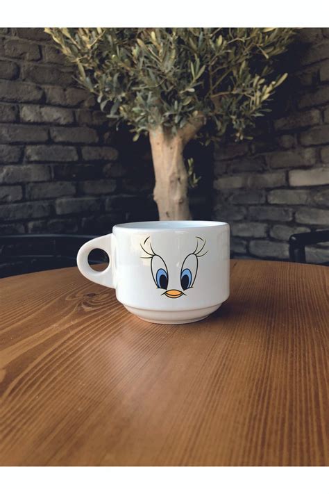 Ceylin s Hobi Hediyelik Tweety Çizgi Film Karakterli Seramik Kupa