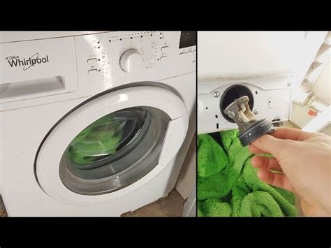 How To Properly Clean Your Whirlpool Washer Filter