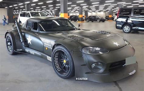 This Dually U S Army Dodge Viper Is The Most Outlandish Thing Youll