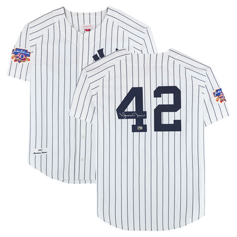 Mariano Rivera New York Yankees Autographed Fanatics Authentic White Mitchell And Ness 1997