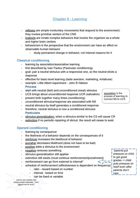 Chapter 6 Summary Learning Psych 120 Purdue Studocu