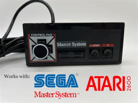 Sega Master System Control Pad Controller Gamepad Sg 1000 3010 3020 Eur