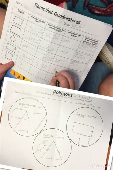 Classifying 2d Shapes Polygonstriangles And Quadrilaterals Oh My