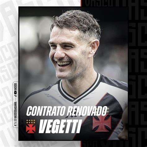 Vasco Anuncia A Renovação De Contrato De Vegettijogada 10 Últimas