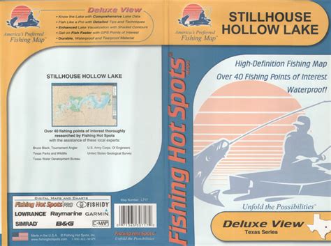 Stillhouse Hollow Lake Fishing Map Texas Map Store