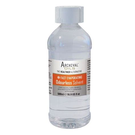 Archival Fast Evaporating Odourless Solvent 500ml Picasso Art Craft