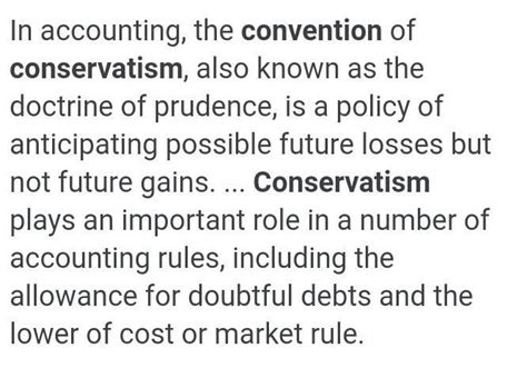 Accounting Conservatism Definition Advantages 40 Off