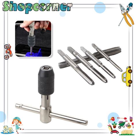 Isi 6 Alat Tap Baut Set Hand Tap Alat Taping Tap Manual M3 M4 M5 M6 M8