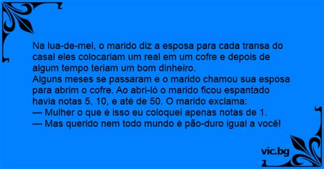 Na Lua De Mel O Marido Diz A Esposa Para Cada Transa Do Casal Eles