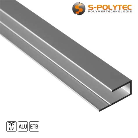 ProfilÉ En U Aluminium Rail En U Profilé En C Profilé De Finition Pour