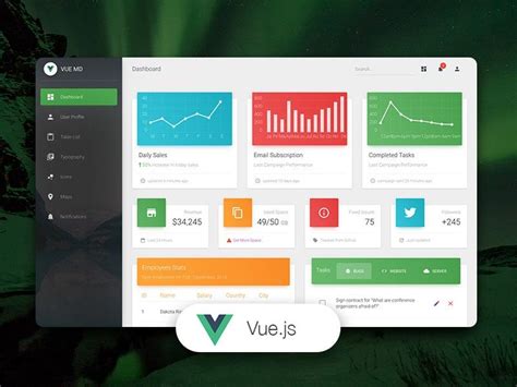 Vue Dashboard Admin Dashboards