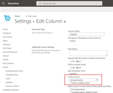 lookup columns simego docs