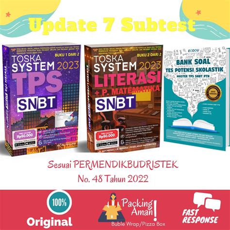Jual ⚜ [utbk 2023] ⚜ Modul Toska System Tps Utbk Snbt Literasi And Bank