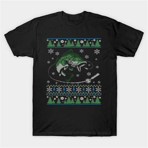 Fishing T Shirt Ugly Fishing Christmas Fish Apparel Tee Ts Fishing