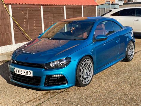 Vw Eos In Long Beach Blue With Scirocco R Front