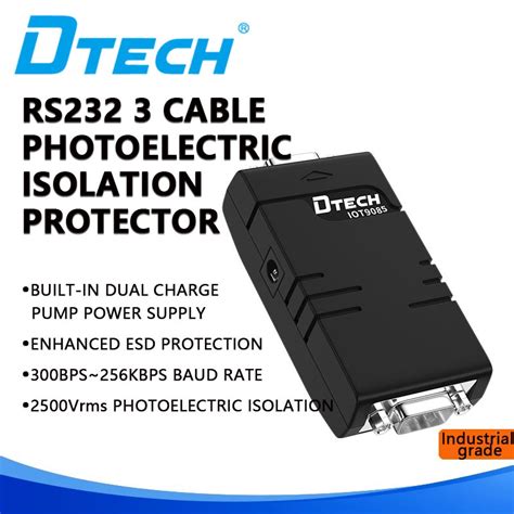 Dtech Rs232 To Rs485 Two Way Passive Converter Photoelectric Isolation Protector Module 110bps