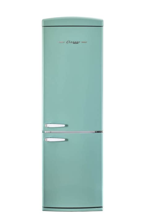 Classic Retro 24 In 12 Cuft Bottom Mount Refrigerator Auto Defrost