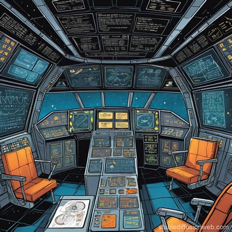 Spaceship Interior Layout Prompts Stable Diffusion Online