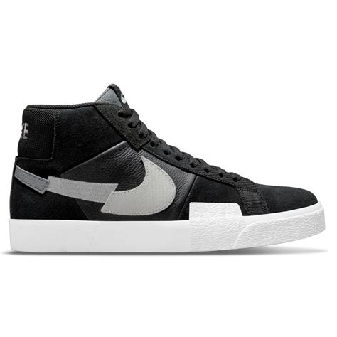 Nike Sb Zoom Blazer Mid Premium Mosaic Pack Blackwhite Wolf Grey