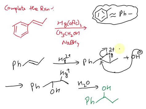 SOLVED Predict The Product For The Following Reaction 1 Hg OAc 2
